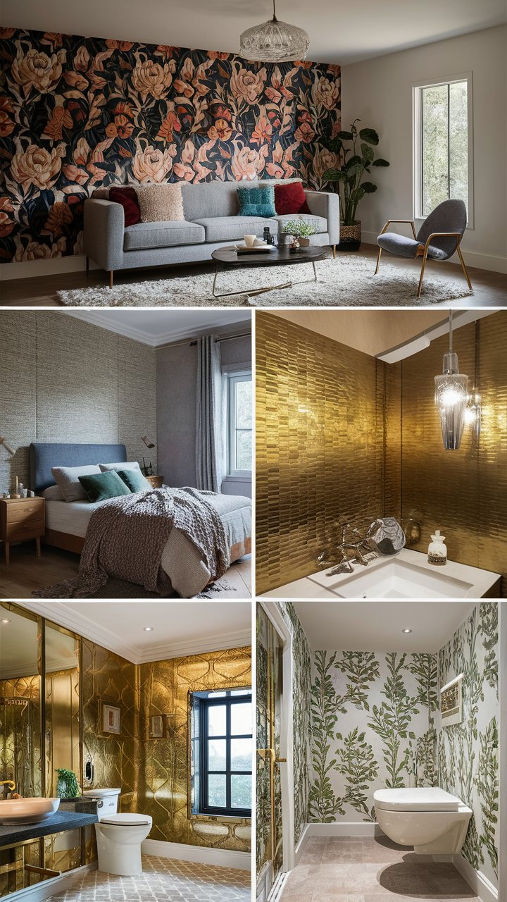 Creative Wall Papering Ideas for a Stunning Home - Harvesthex