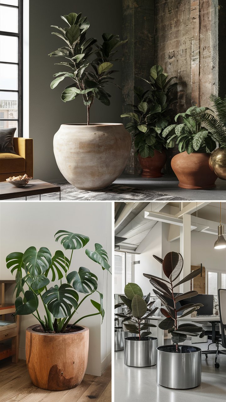 Elevate Your Interior with Large Decorative Pots for Indoor Plants ...
