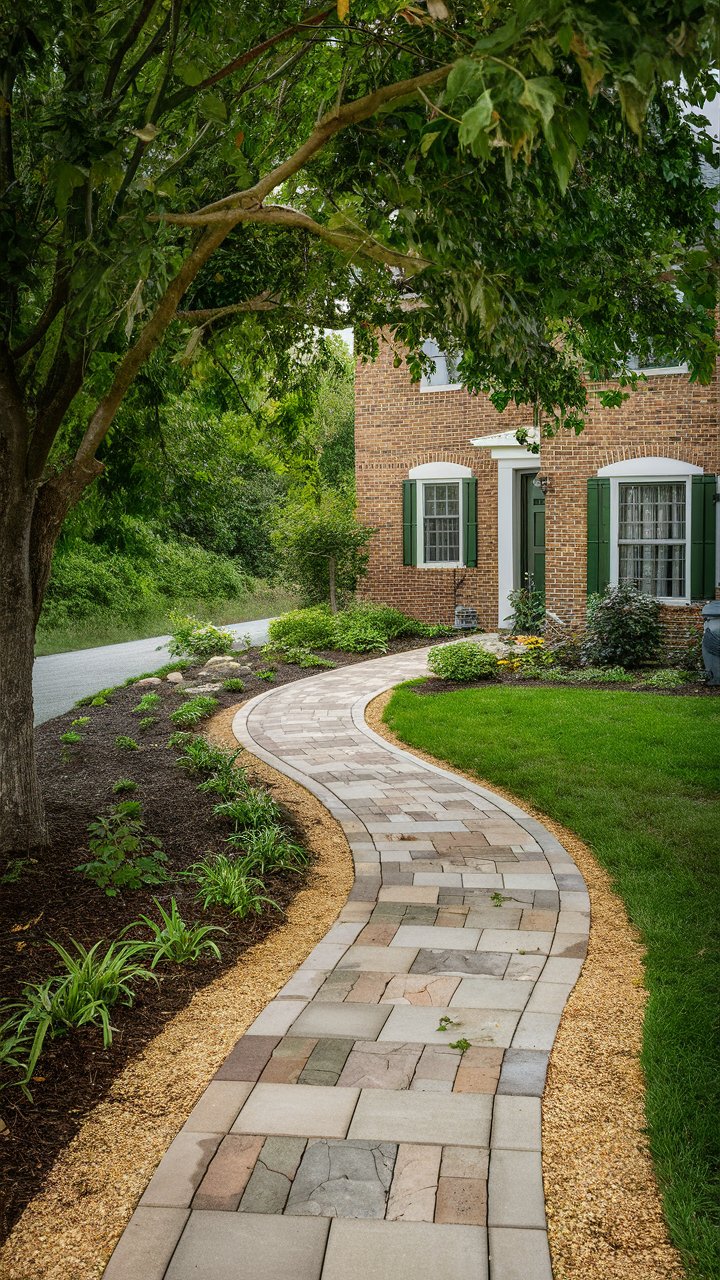 10 Creative Walkway Ideas from Driveway to Front Door - Harvesthex