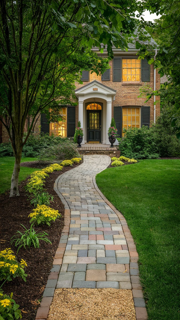10 Creative Walkway Ideas from Driveway to Front Door - Harvesthex