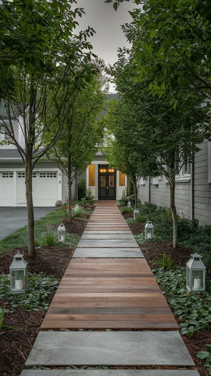 10 Creative Walkway Ideas from Driveway to Front Door - Harvesthex