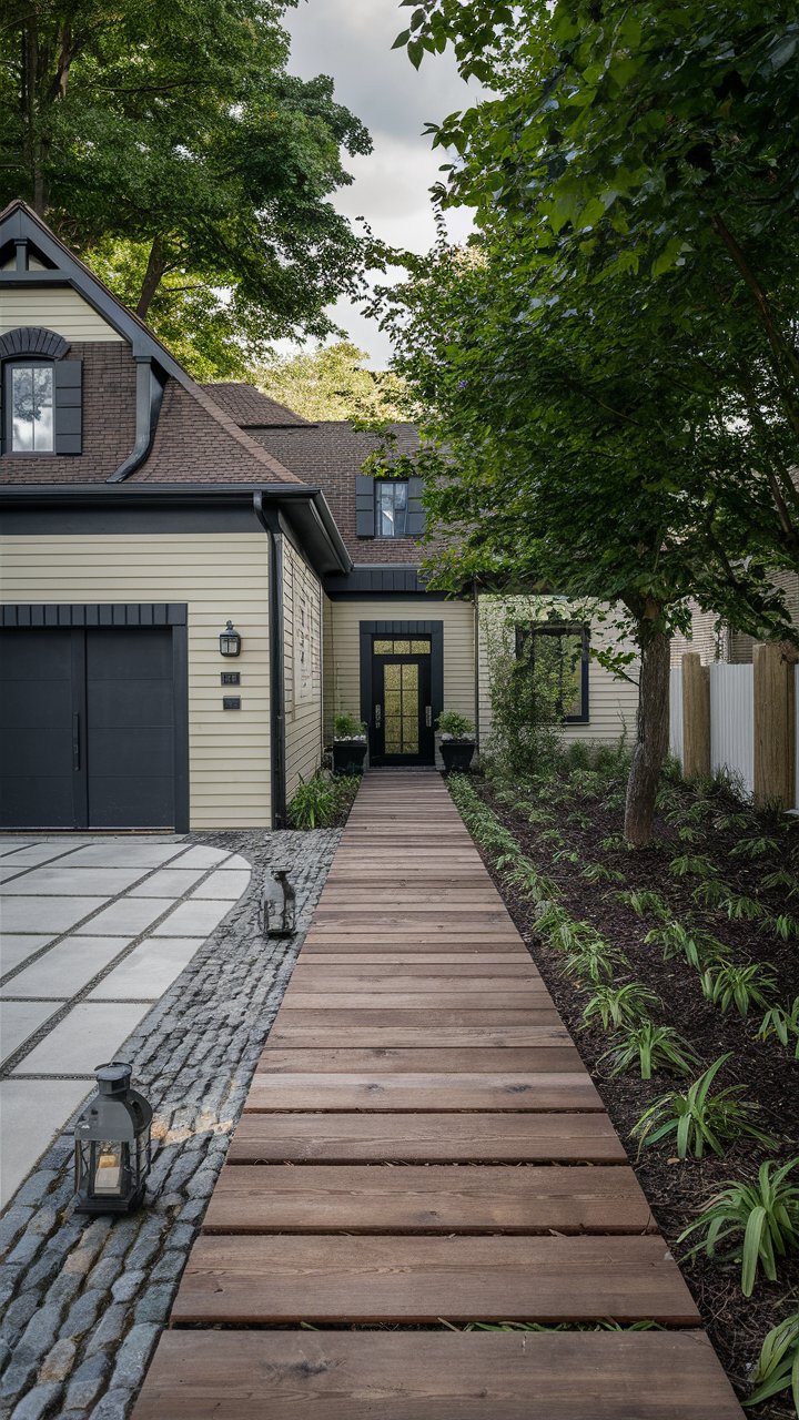 10 Creative Walkway Ideas from Driveway to Front Door - Harvesthex