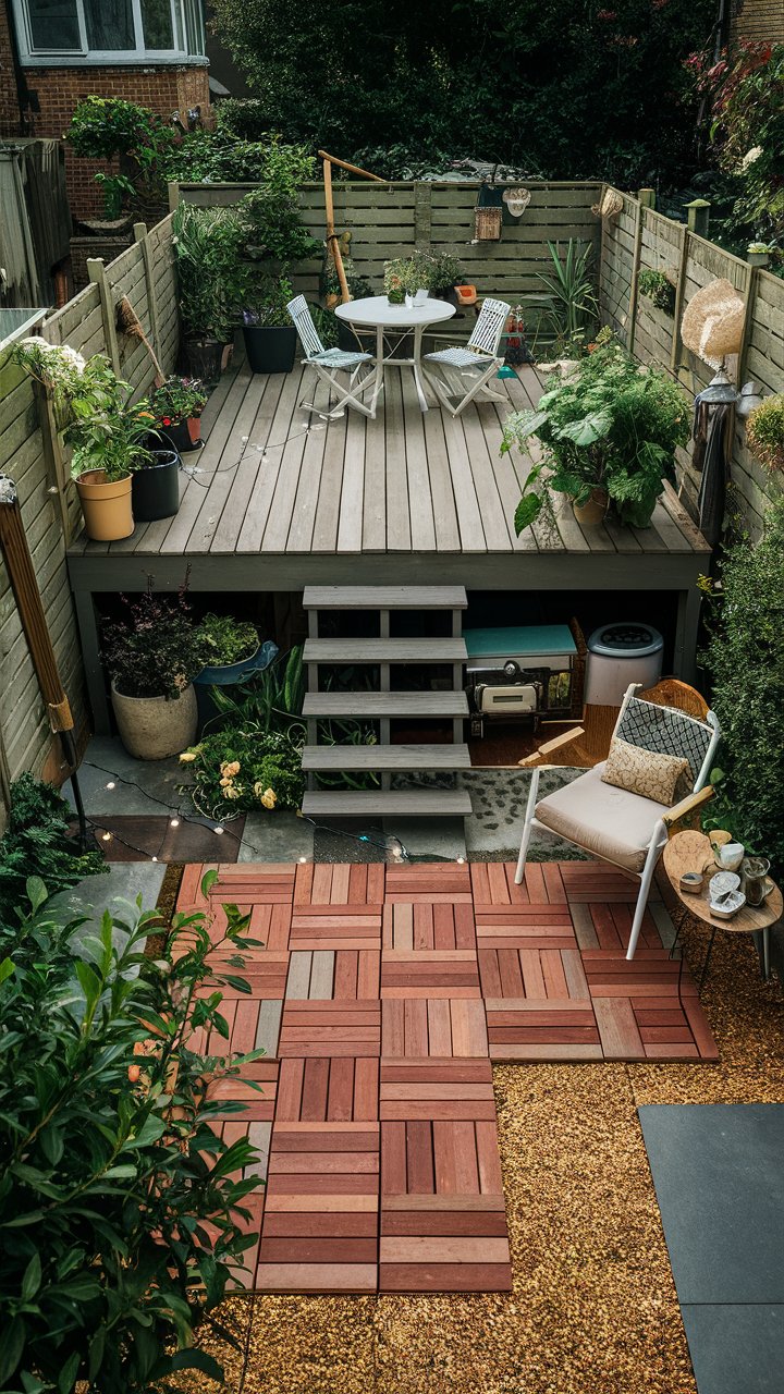 Small Garden Decking Ideas on a Budget - Harvesthex