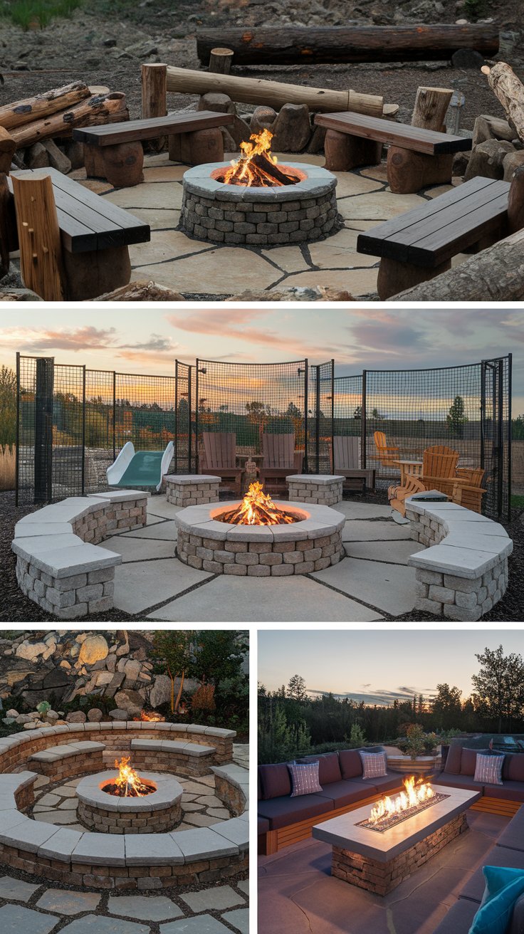 20 Creative Outdoor Fire Pit Area Ideas to Elevate Your Backyard ...