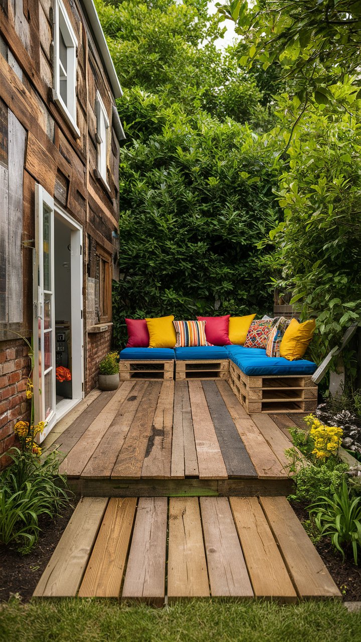 Small Garden Decking Ideas on a Budget - Harvesthex