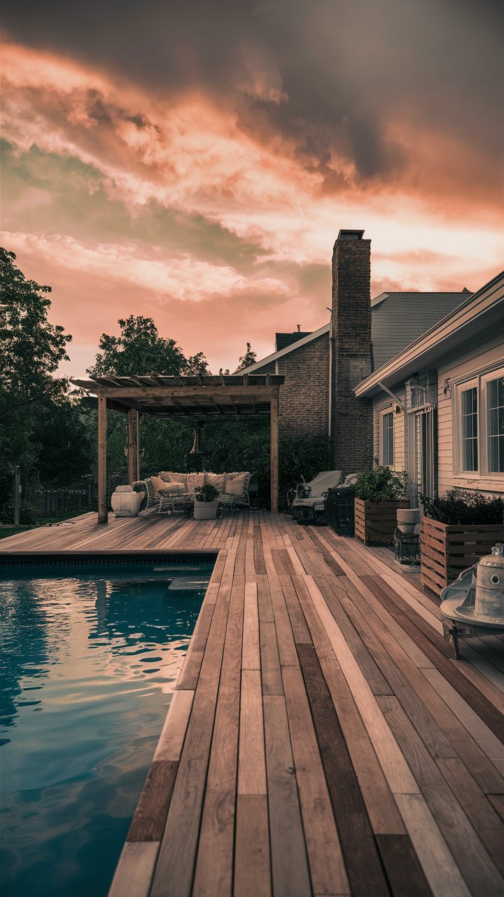 Above Ground Pool Deck Ideas on a Budget: Stylish Solutions for Less ...