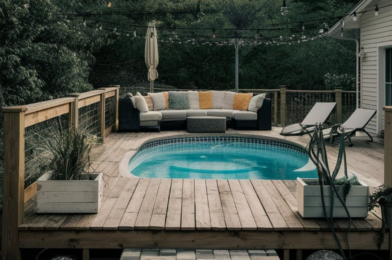 Above Ground Pool Deck Ideas on a Budget: Stylish Solutions for Less ...