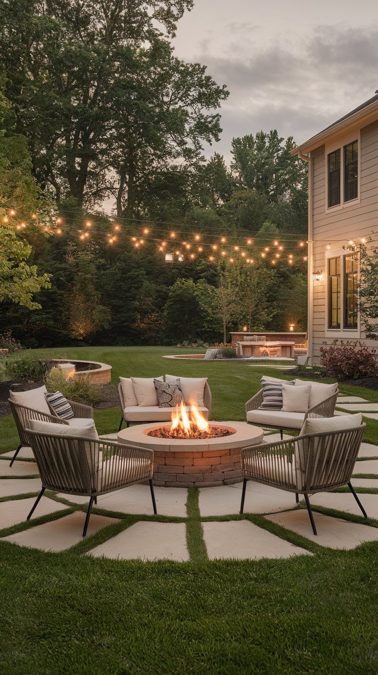 20 Creative Outdoor Fire Pit Area Ideas to Elevate Your Backyard ...