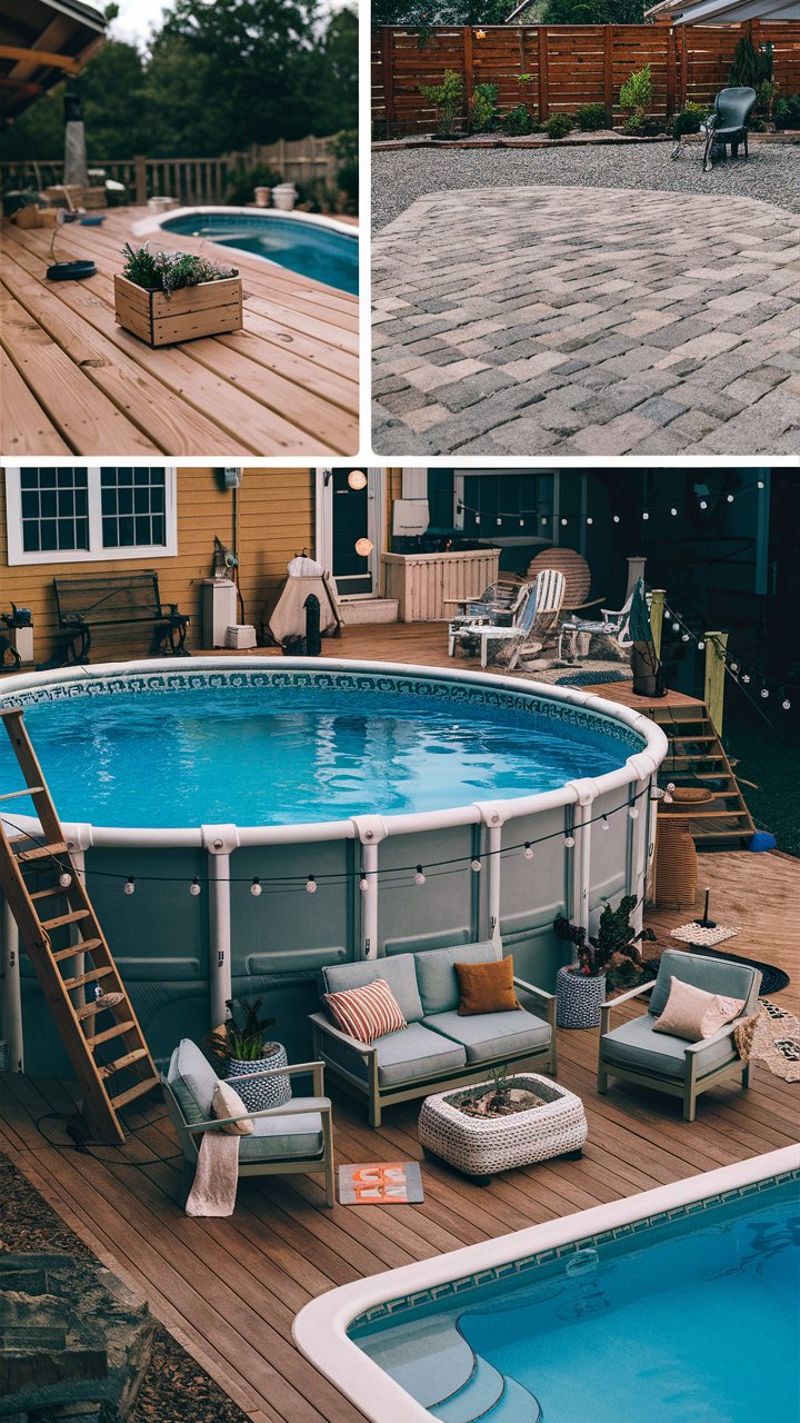 Above Ground Pool Deck Ideas on a Budget: Stylish Solutions for Less - Harvesthex