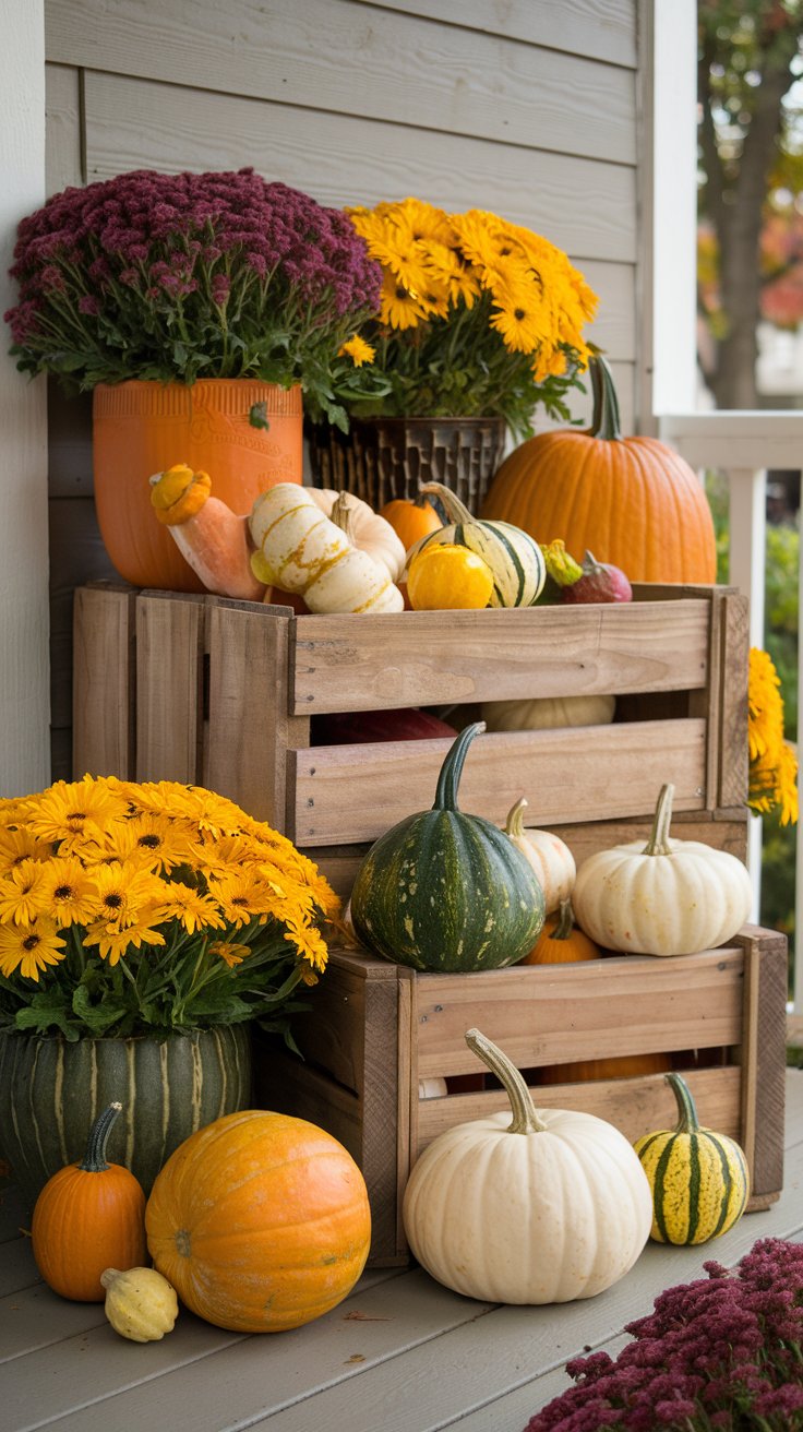 22 Cozy Fall Outdoor Decor Ideas to Transform Your Patio - Harvesthex