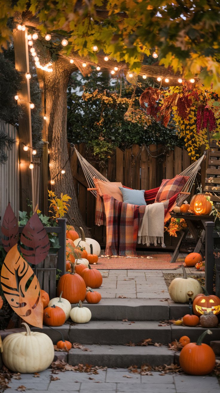 22 Cozy Fall Outdoor Decor Ideas to Transform Your Patio - Harvesthex