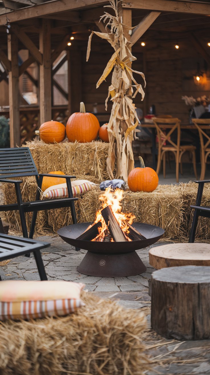 22 Cozy Fall Outdoor Decor Ideas to Transform Your Patio - Harvesthex